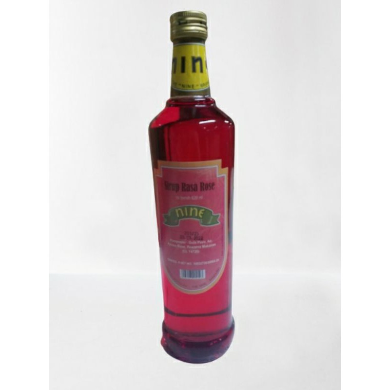 Jual nine simple syrup&strawberry syrup 620ml/botol | Shopee Indonesia