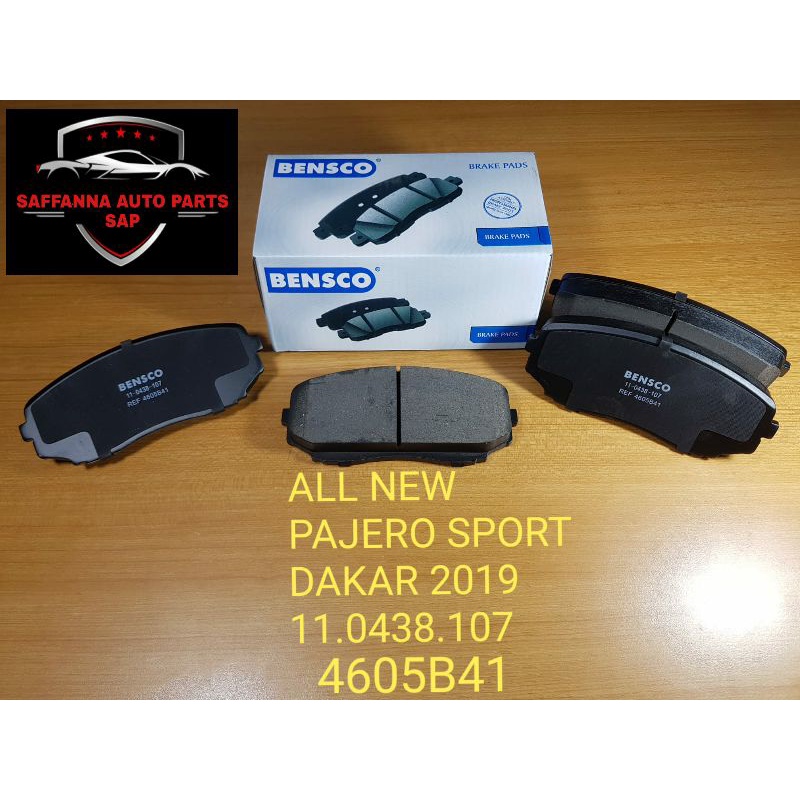 Jual BRAKE PAD KAMPAS REM DEPAN ALL NEW PAJERO SPORT DAKAR TH"2019 OEM ...