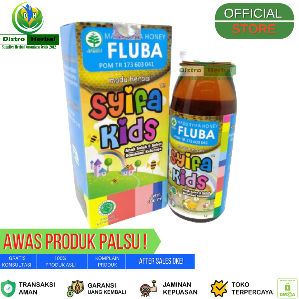 Jual Madu Syifa Kids Fluba Obat Flu dan Batuk Anak Herbal Indo Utama ...