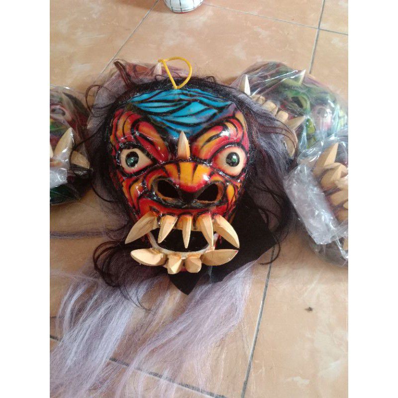 Jual Topeng Gedruk Mika Topeng Buto Plastik Mika | Shopee Indonesia