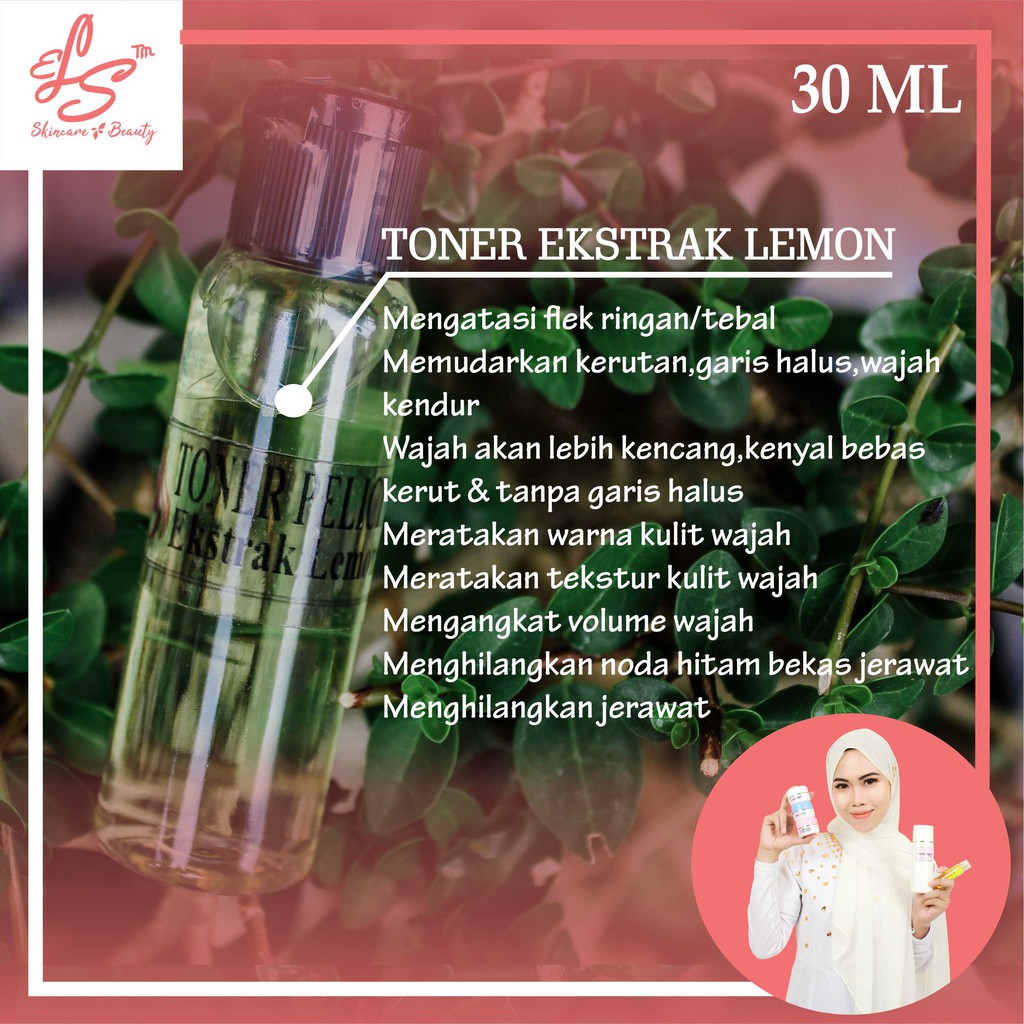 Jual TONER PELICIN EXTRAK LEMON 30ML BY LSSKINCARE | Shopee Indonesia
