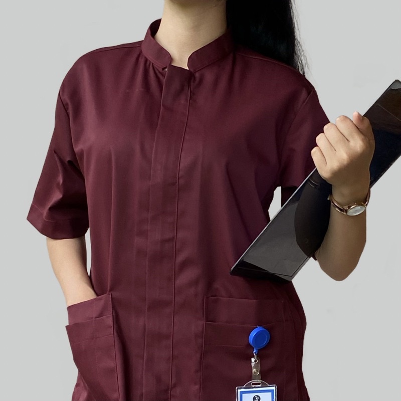 Jual Baju Jaga Resleting Baju Perawat Ok Baju Dinas Bidan Baju Dinas ...