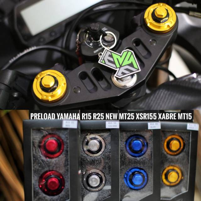 Jual PRELOAD SHOCK NEW R15 VVA R15V3 MT15 XABRE XSR155 NEW R25 NEW MT25 ...