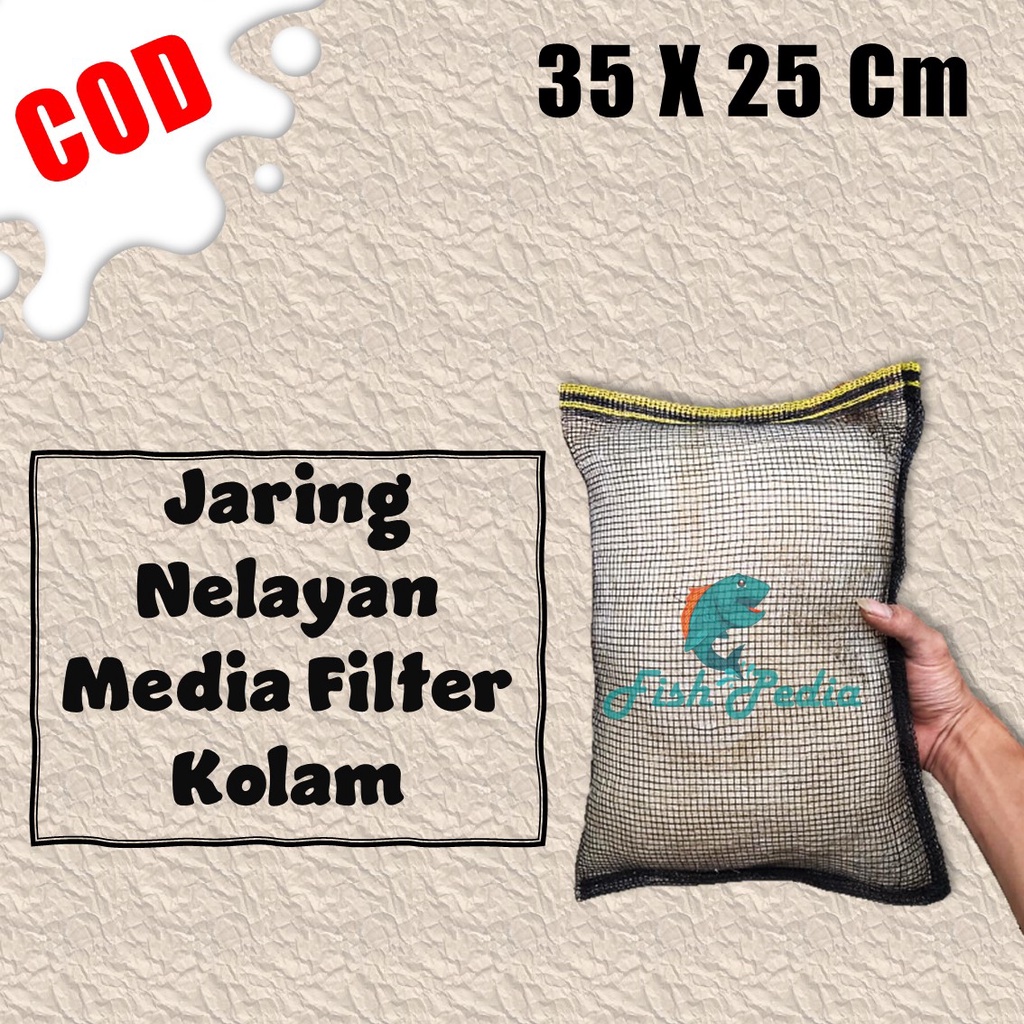 Jual Jaring nelayan media filter / jaring bekas nelayan filter kolam ...