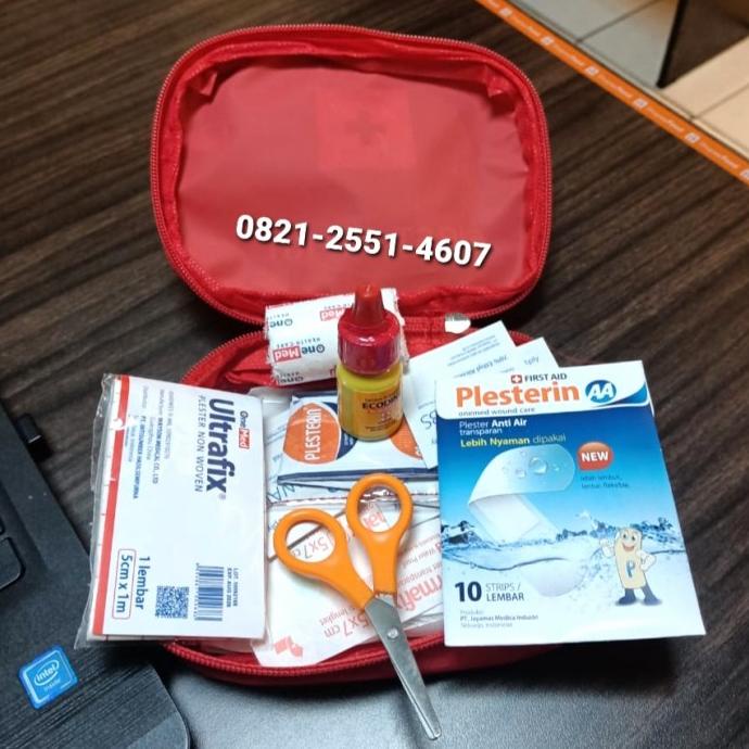 Jual Pouch P3K Lengkap Dengan Isi / P3K First Aid Kit Merah | Shopee ...