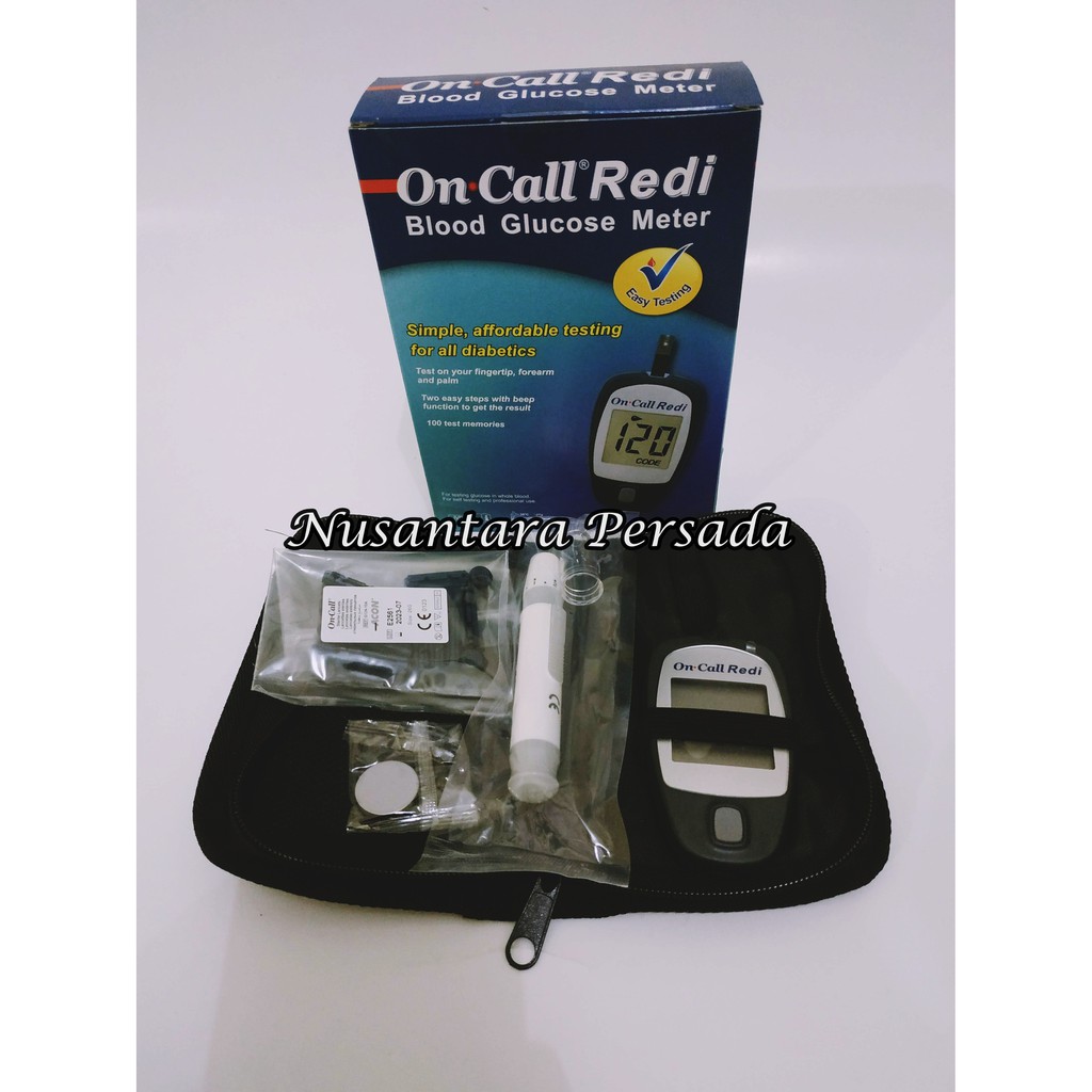 Jual Alat Cek Up On call Redi Glucometer Gula Darah | Shopee Indonesia
