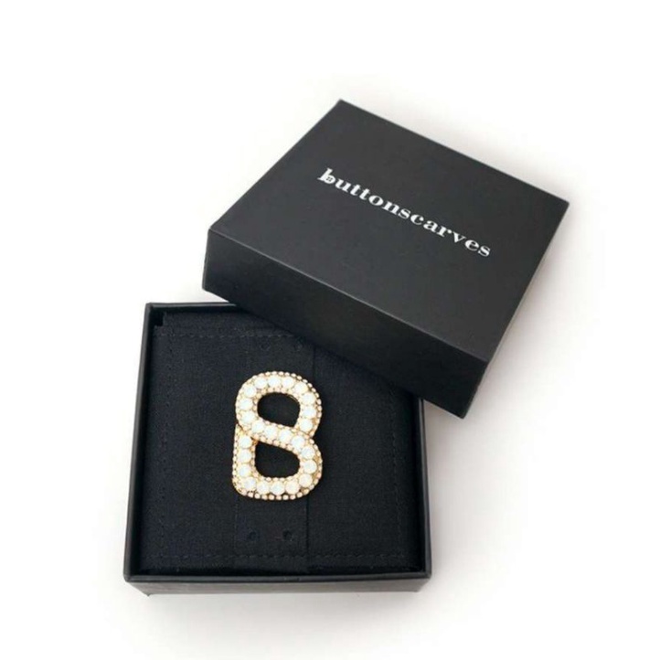 Jual BUTTONSCARVES LUXE SIGNATURE GLEAMING BROOCH OPAL | Shopee Indonesia