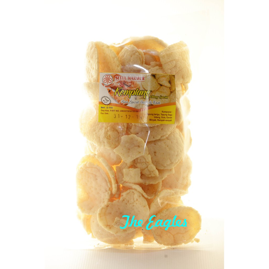 Jual KERUPUK KRUPUK MURAH KEMPLANG UDANG SOLO 175g HALAL KARAK KRIPIK ...