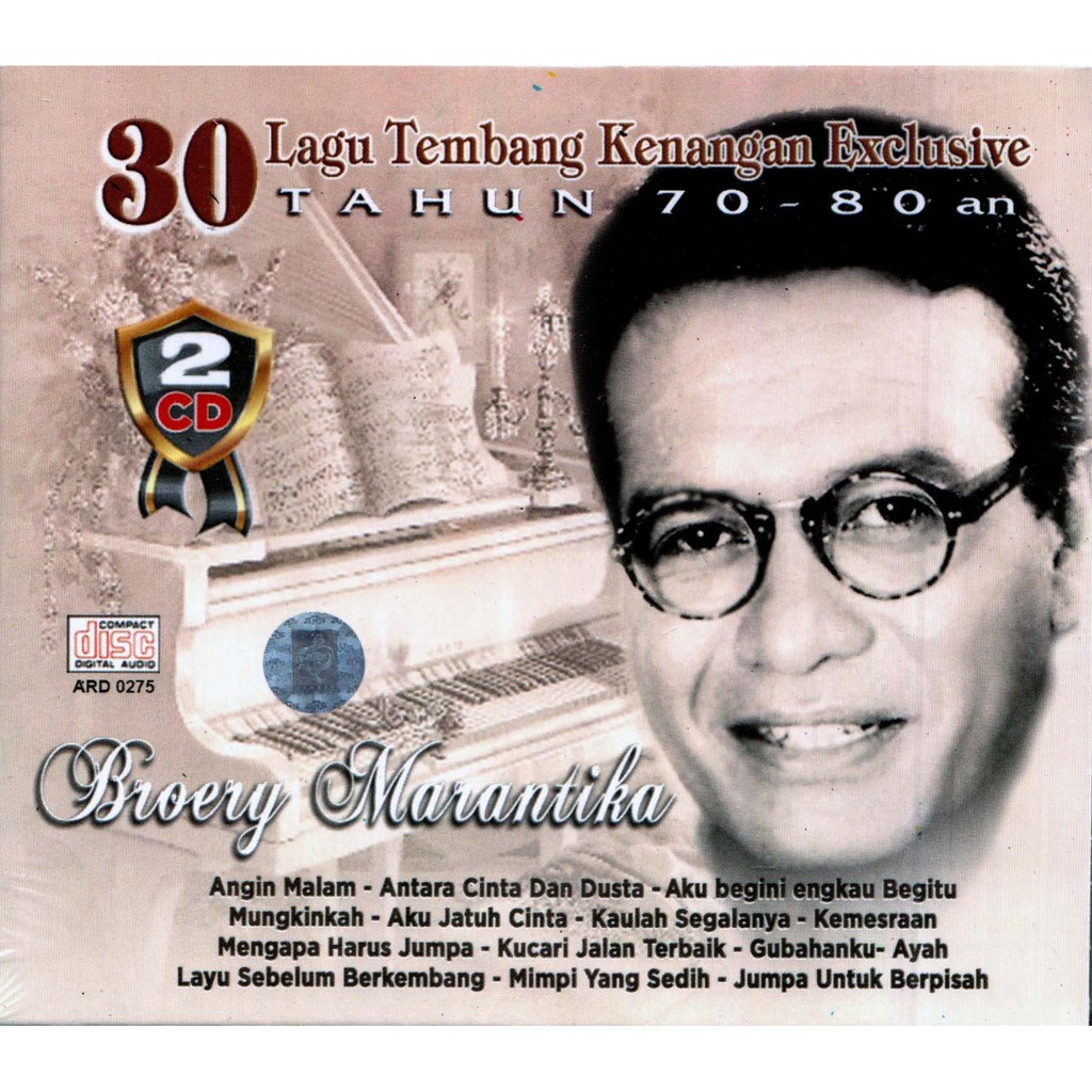 Jual BROERY MARANTIKA 30 LAGU TEMBANG KENANGAN TAHUN 70-80AN (2CD) | Shopee Indonesia
