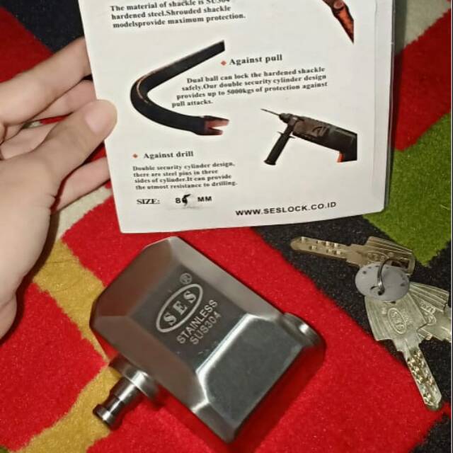 Jual Gembok SES LOCK 85MM | Shopee Indonesia