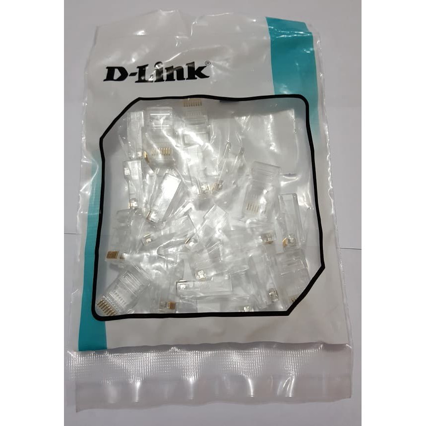 Jual D-Link Connector RJ45 Cat.5e isi 20pcs | Shopee Indonesia