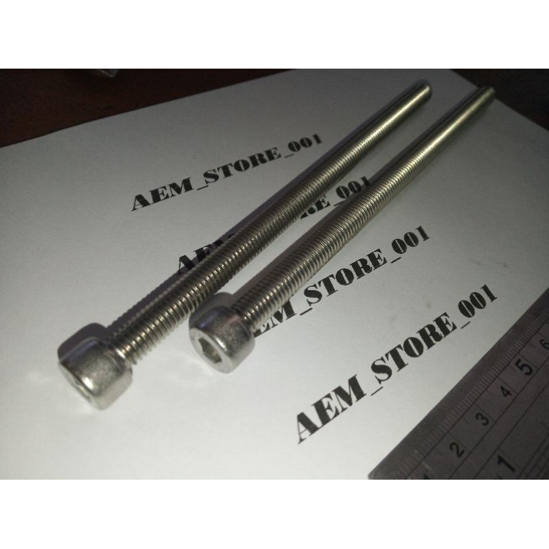 Jual baut L M8 X 150 (15cm) stainless 304 THE A2-70 | Shopee Indonesia