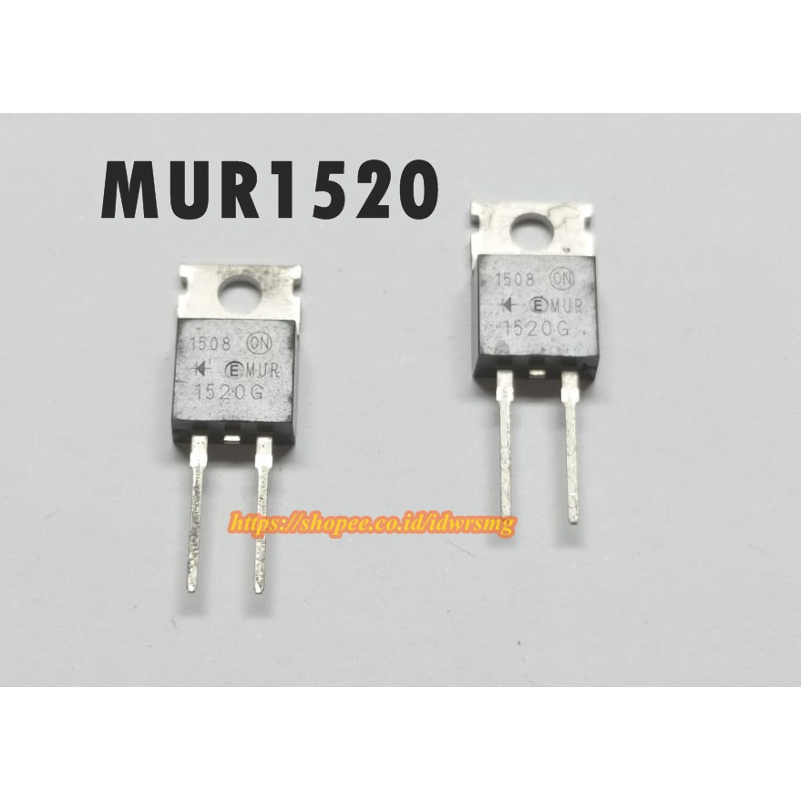 Jual U1520 MUR1520 MUR1520G U1520 fast recovery diode 200V15A TO-220 ...