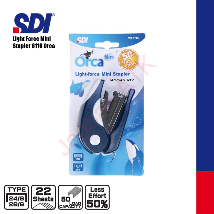 Jual Stapler / Jepretan HD-50 Light Touch Orca SDI 6116 | Shopee Indonesia