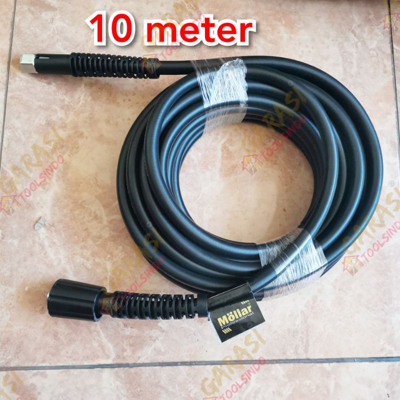 Jual selang jet cleaner 10 meter High pressure selang mesin steam mesin ...