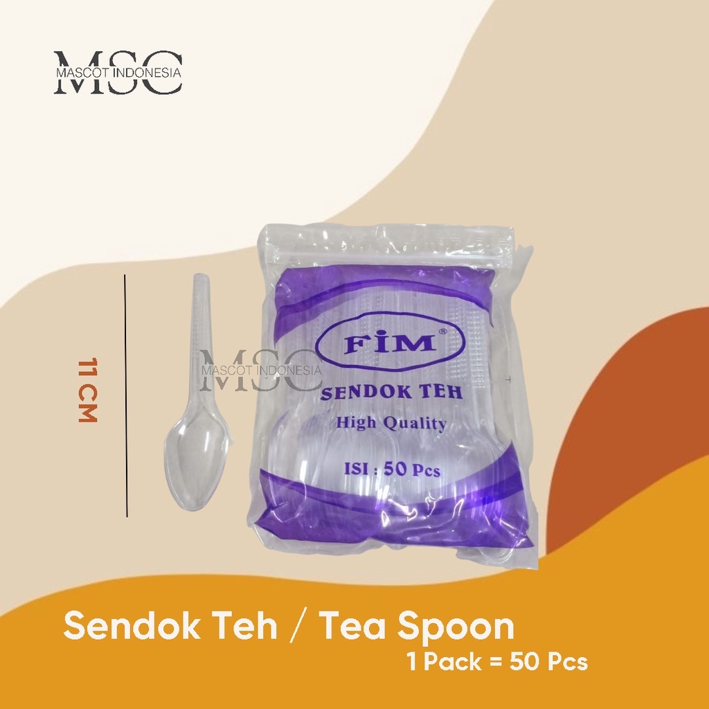 Jual Sendok Teh | Sendok Puding | Sendok Kopi isi 50pcs | Shopee Indonesia