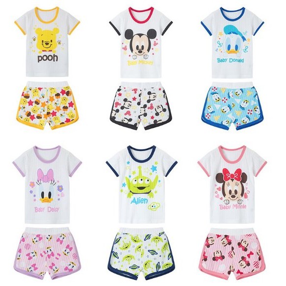 Jual Baju Setelan Anak Disney, Baju setelan Mickey , Minnie, Pooh ...
