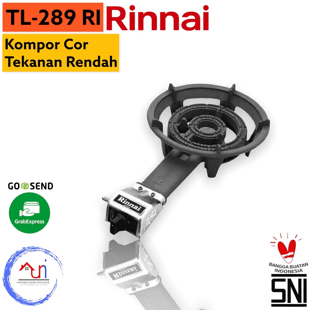 Jual Kompor Gas Rinnai TL-289RI Tekanan Rendah/ TL-289RI Kompor ...