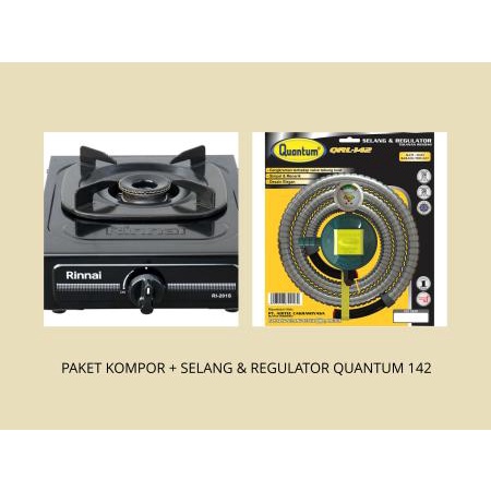 Jual Kompor Gas Rinnai 1 Tungku RI-201S / RI201S / RI 201S & Selang ...
