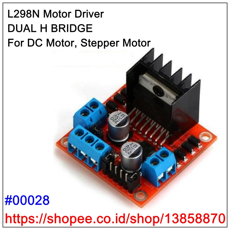 Jual Motor Driver Module L298N - DUAL H BRIDGE L298 | Shopee Indonesia