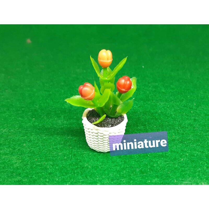 Jual miniatur pot bunga rumah boneka | Shopee Indonesia
