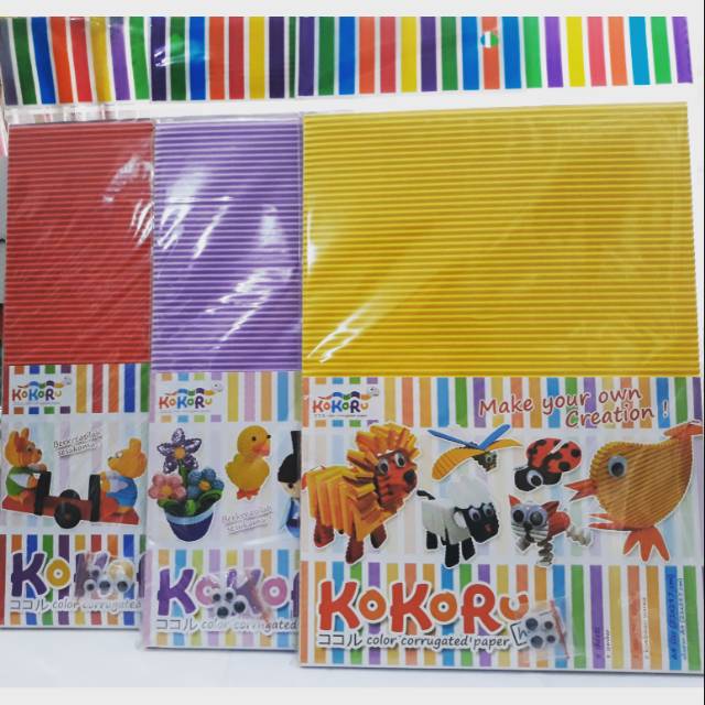 Jual Kertas Kokoru A4 (Color Corrugated Paper) | Shopee Indonesia