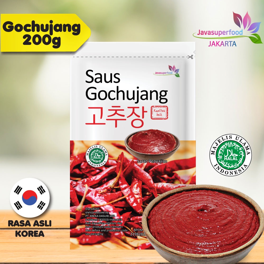 Jual Gochujang HALAL 200G Rasa Asli Korea/Sauce Sambel Pasta/Chili Paste | Shopee Indonesia