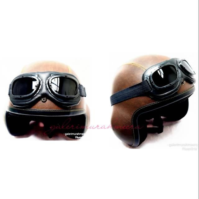 Jual Helm pilot retro clasic | Shopee Indonesia