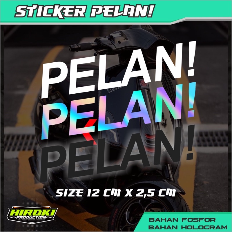 Jual Sticker Pelan! | Sticker viral pelan! | Shopee Indonesia