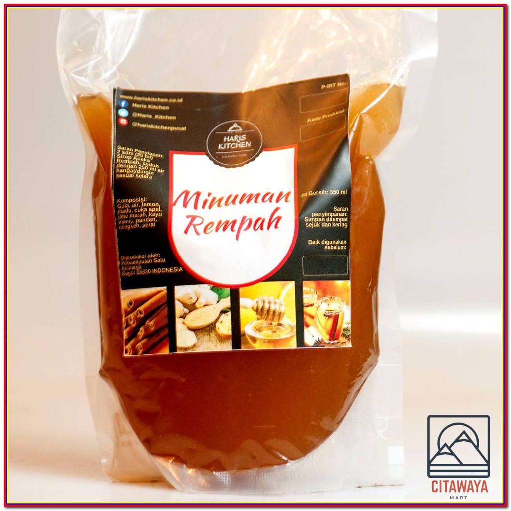 Jual Minuman Rempah Sirop Pouch | Shopee Indonesia