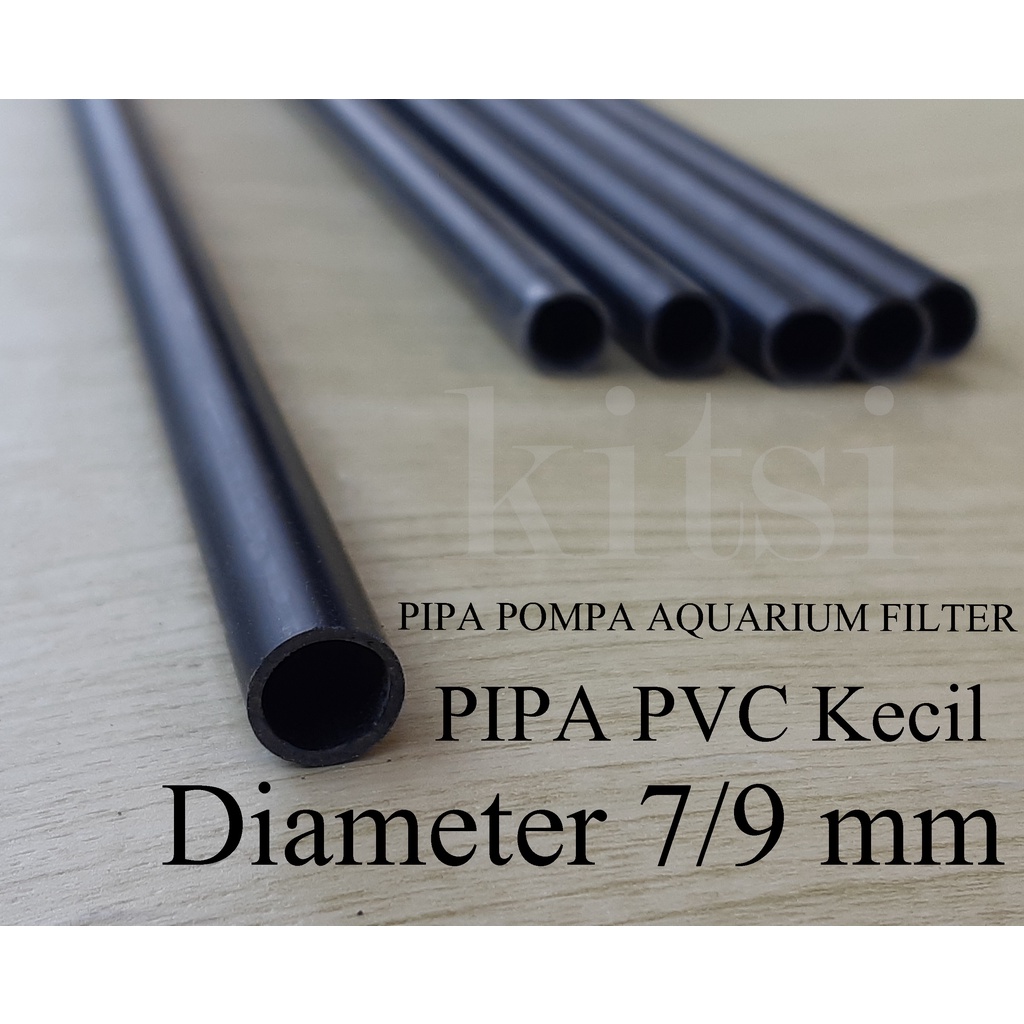 Jual PIPA PVC KECIL HITAM 8 MM / 5/16" PIPA PVC DIAMETER 7/9 MM / PIPA ...