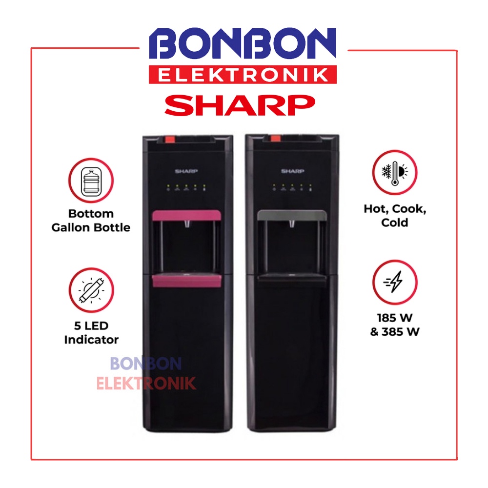 Jual Sharp Dispenser Galon Bawah SWD-66EHL-BP/BS / SWD66EHL | Shopee Indonesia