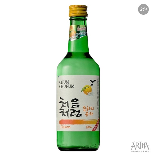 Jual Chum Churum Citron / Soju Import Korea / 360 ml | Shopee Indonesia