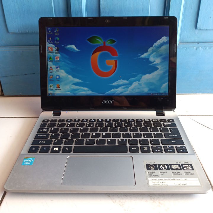 Jual Acer Aspire E11 E3-111-C9LG Silver 12 inch Bluetooth Intel RAM 2GB ...