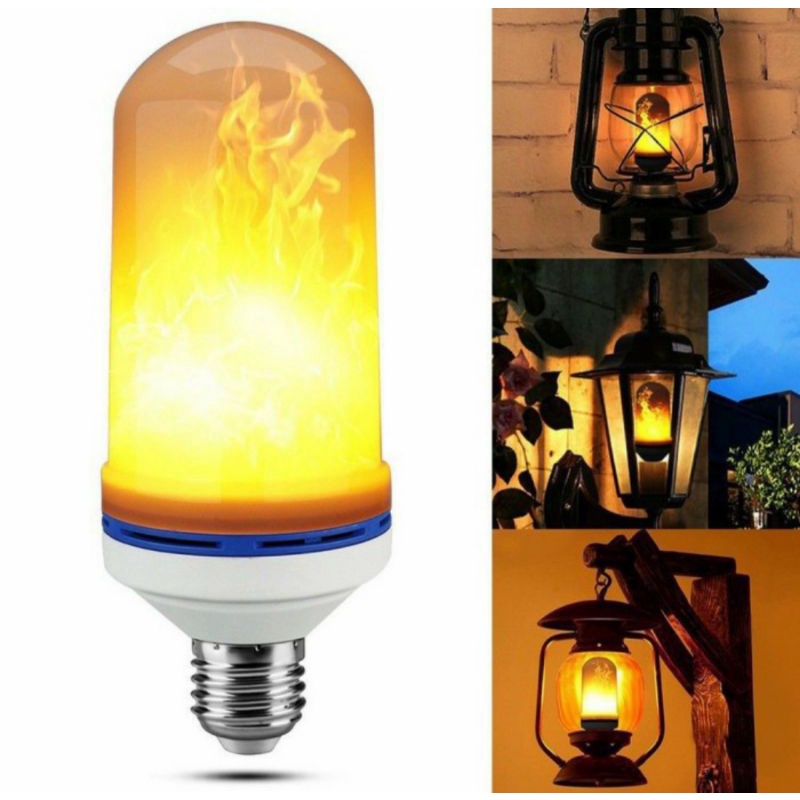 Jual LAMPU BOLHAM EFEK API 7w LED FLAME EFFECT BULB CAFE 7 WATT OBOR ...