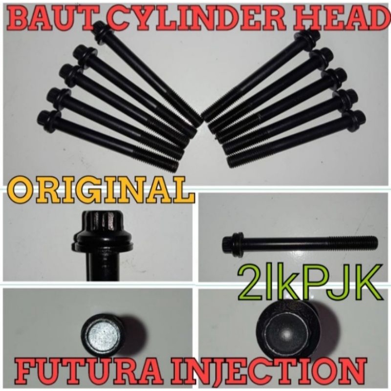 Jual BAUT KOP CILINDER SILINDER CYLINDER HEAD FUTURA INJEKSI APV ...