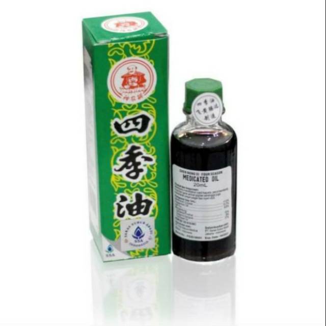 Jual Minyak Angin Cina Medicated Oil Four Season | Shopee Indonesia