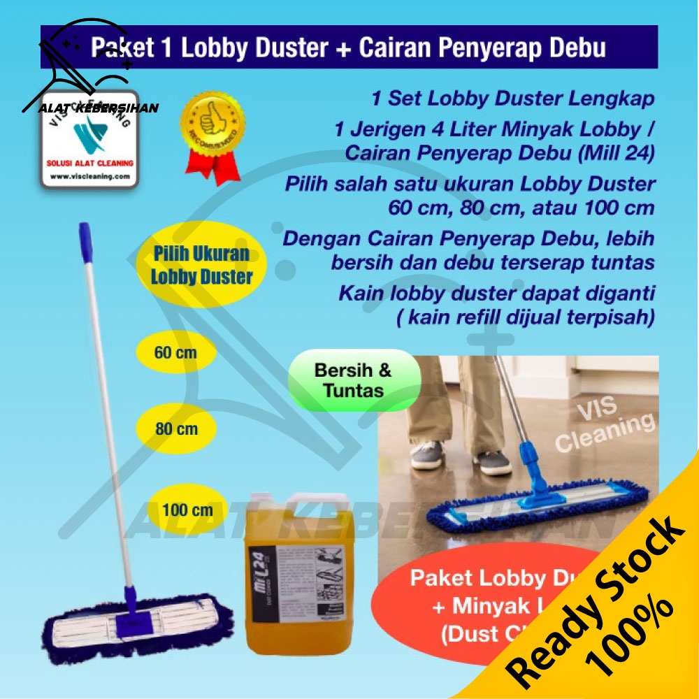 Jual Paket Lobby Duster + Minyak Lobby (Dust Cleaner Mill 24 ) - 80 cm ...