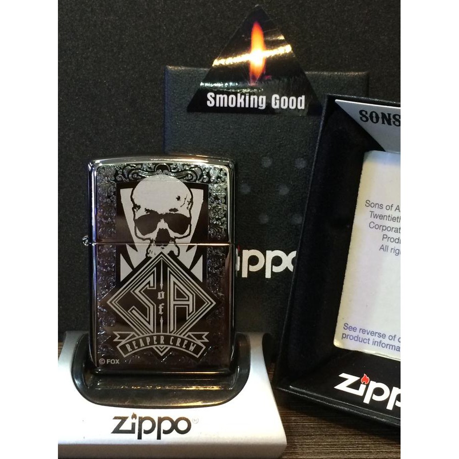 Jual Zippo Sons Of Anarchy 28757 | Shopee Indonesia
