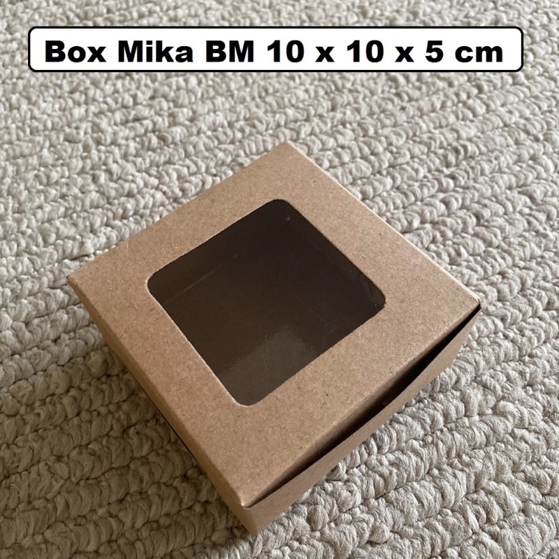 Jual Box Kraft Mika 10x10x5cm | Shopee Indonesia