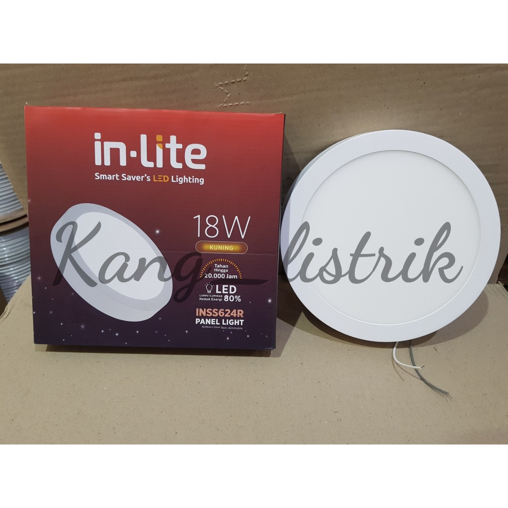 Jual Lampu Downlight LED Panel Inlite 18Watt OUTBOW BULAT / INSS628R ...