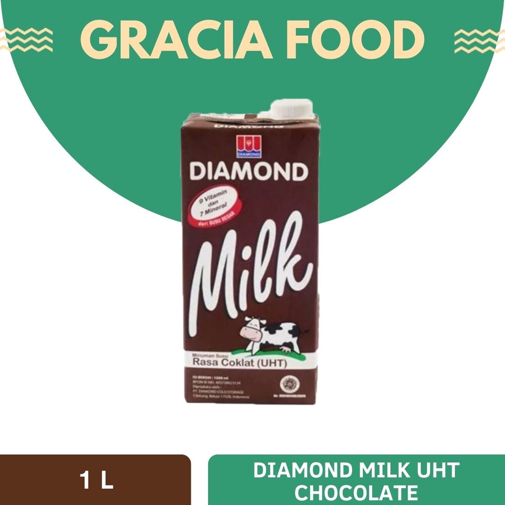 Jual Diamond Milk UHT Chocolate 1 Liter | Shopee Indonesia