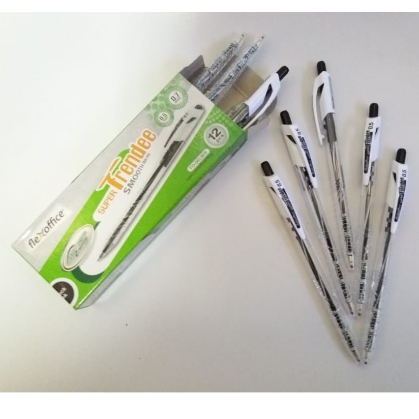Jual PEN FLEXOFFICE TRENDEE, BOLPOIN, BOLPEN TIP 0.5MM / 0.6MM | Shopee ...
