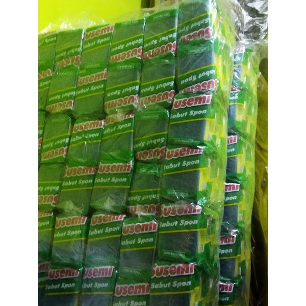 Jual susemi sabut spon pencuci piring 1 dus isi 24 lsn atau 288pcs ...