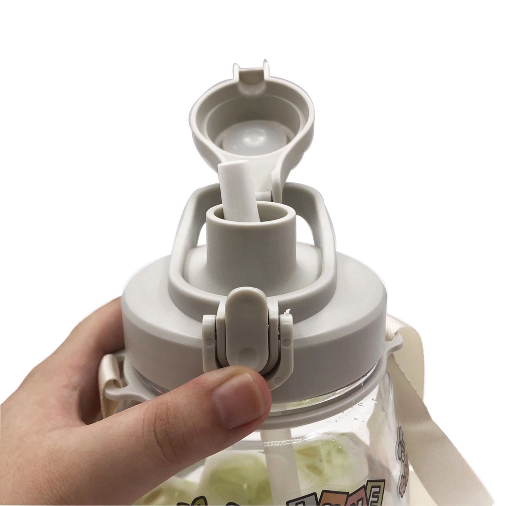 Jual Botol Minum | Kotak Minum SELIYA 7301 & 7302 Tali Karakter Anak-Anak BPA FREE 1300ml ...