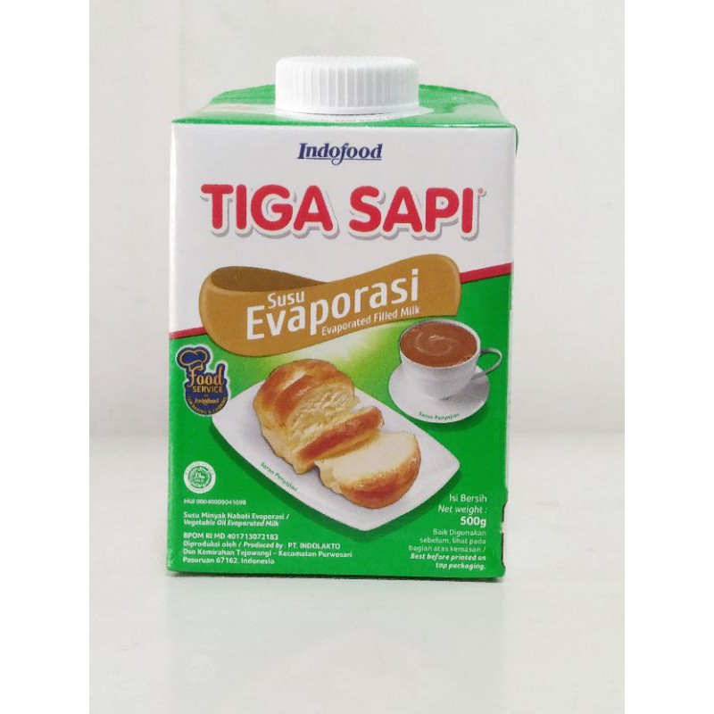 Jual Susu Evaporated Cap Tiga Sapi 500g | Shopee Indonesia
