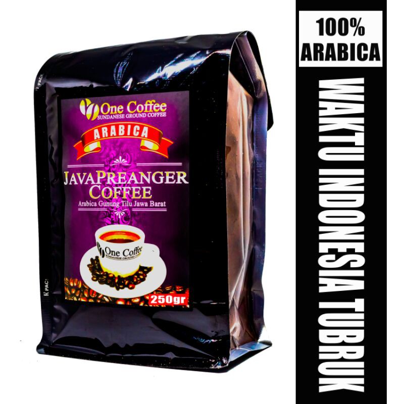 Jual Kopi tubruk 100% ARABICA JAVA PREANGER 250gram | Shopee Indonesia