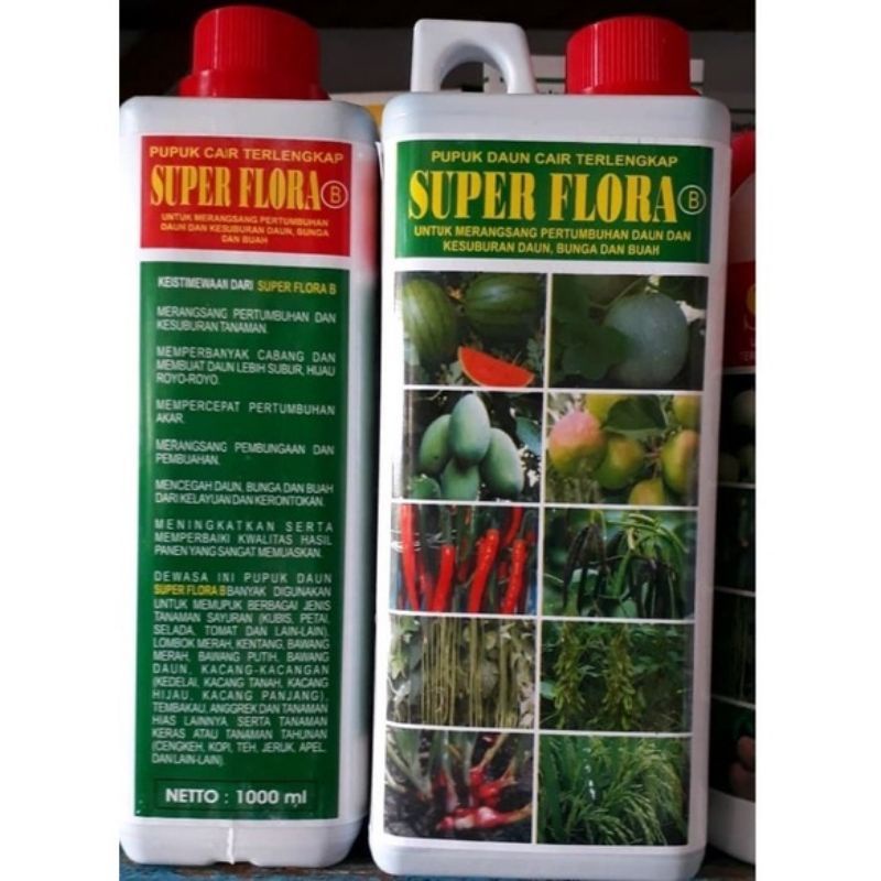 Jual Super flora pupuk daun kemasan 1 liter | Shopee Indonesia