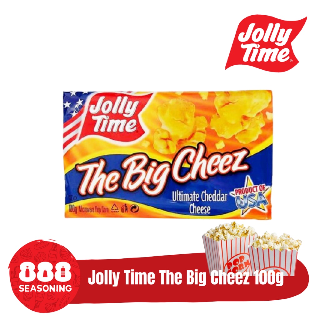 Jual JOLLY TIME THE BIG CHEEZE POPCORN 100g | Shopee Indonesia