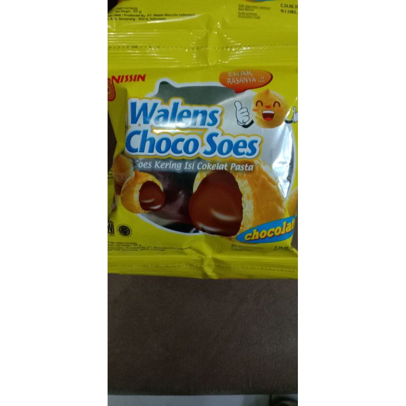 Jual Walens Choco Soes (5x15gram) / Nisin walens coklat / sus kering ...